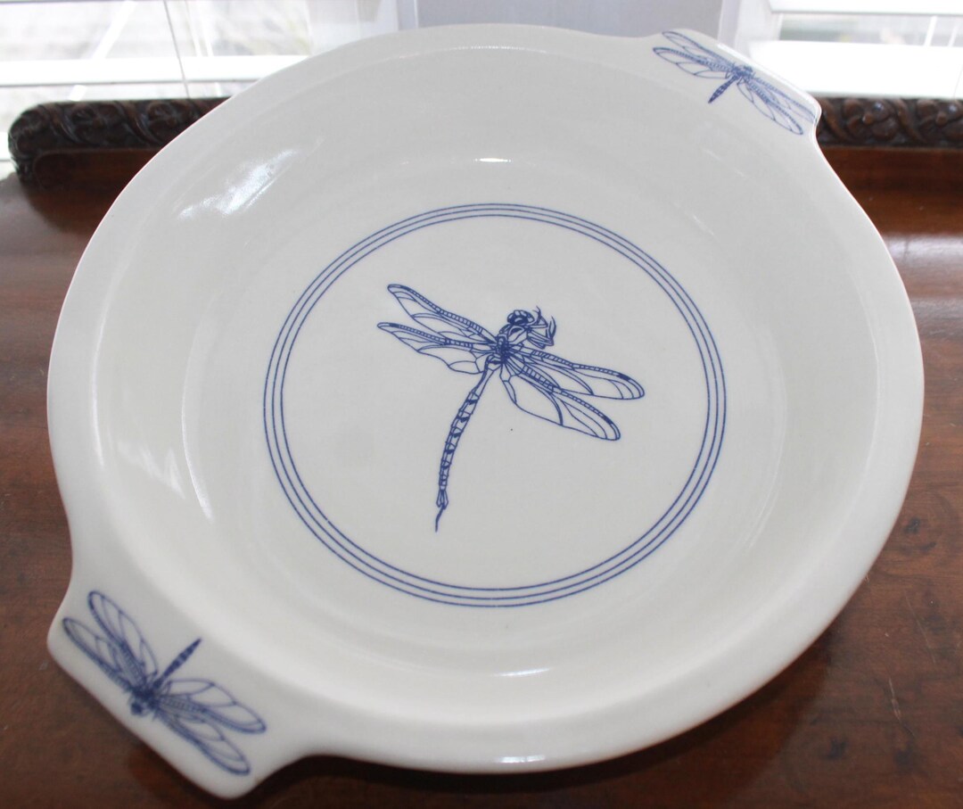 Vintage Benn & Gallagher Dragonfly Serving Plate, Signed 2000 Harstine ...