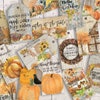 Autumn Grungy Printable Tag Bundle, Hang Tags, 2x3.5 Inch, Collage ...