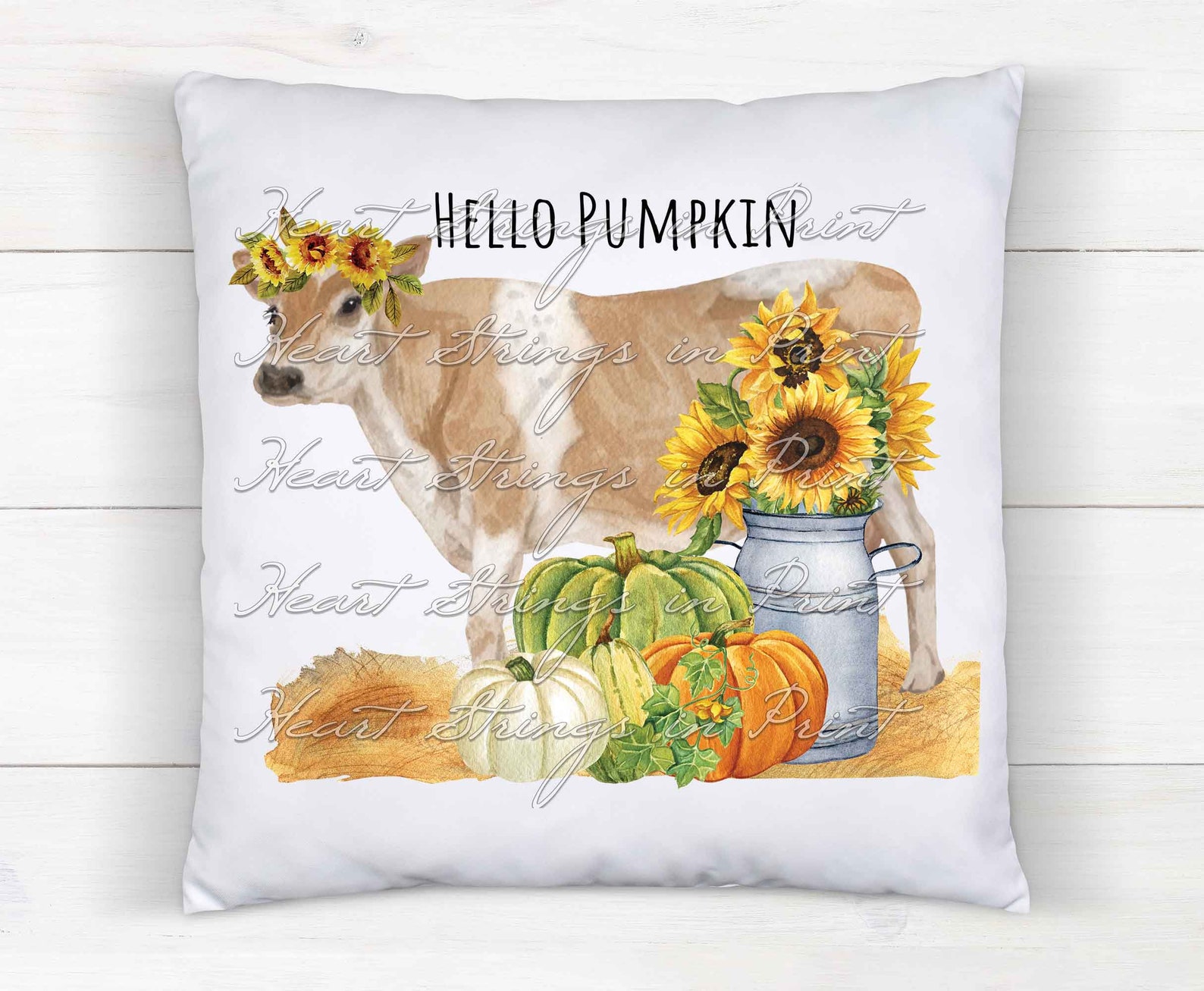 Hello Pumpkin Printable 8x10 Autumn Sign Farmhouse Print | Etsy
