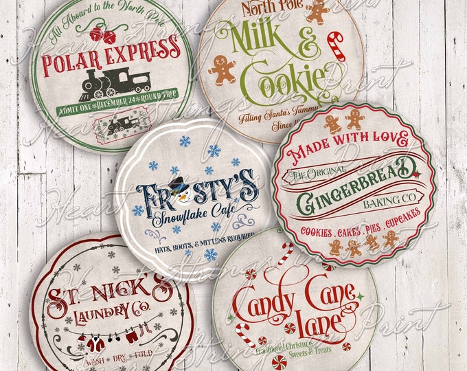 Editable Christmas Gift Tags, Santa Gift Tags, Santa Tags, Printable ...