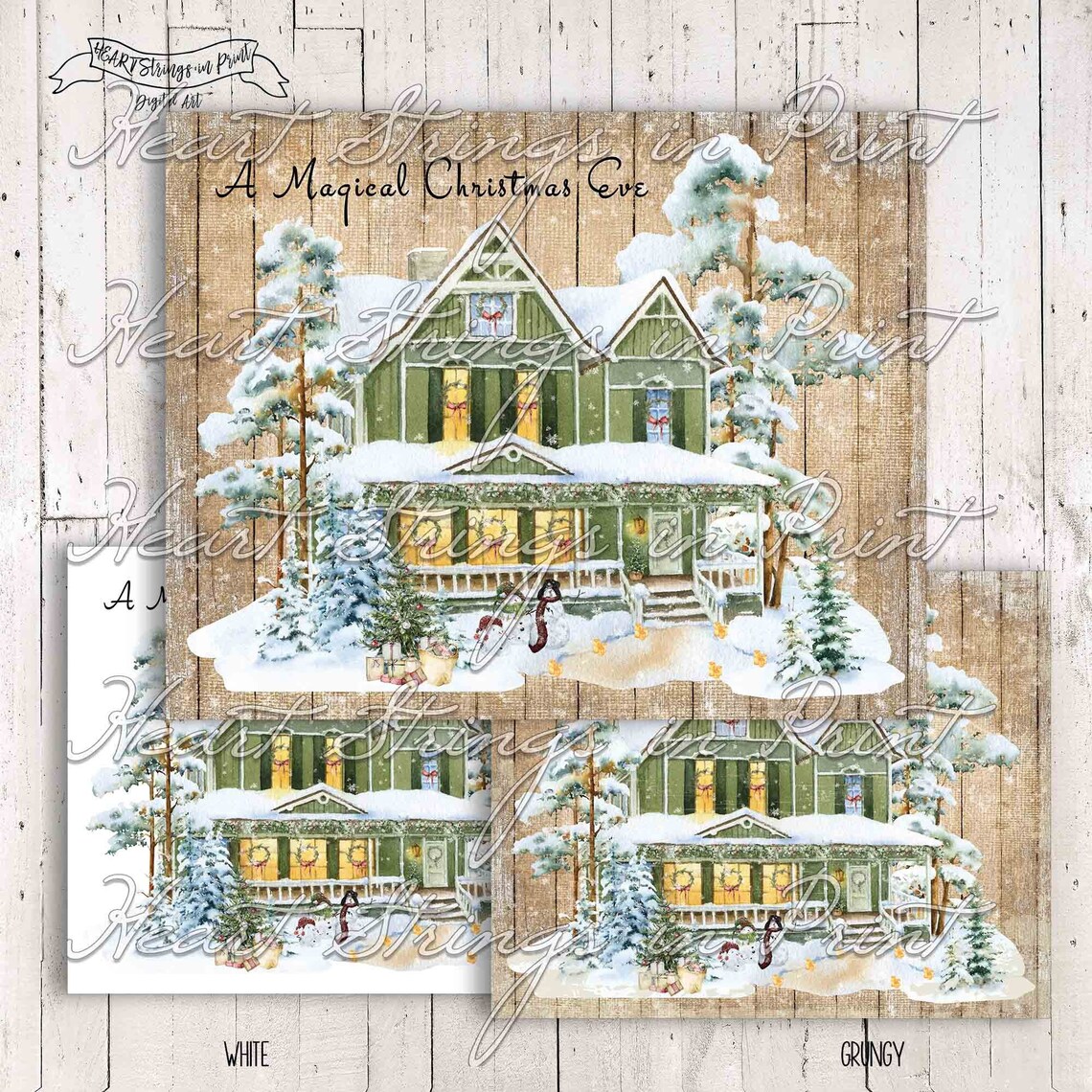 A Magical Christmas Eve Printable 8x10 Winter Sign Farmhouse - Etsy