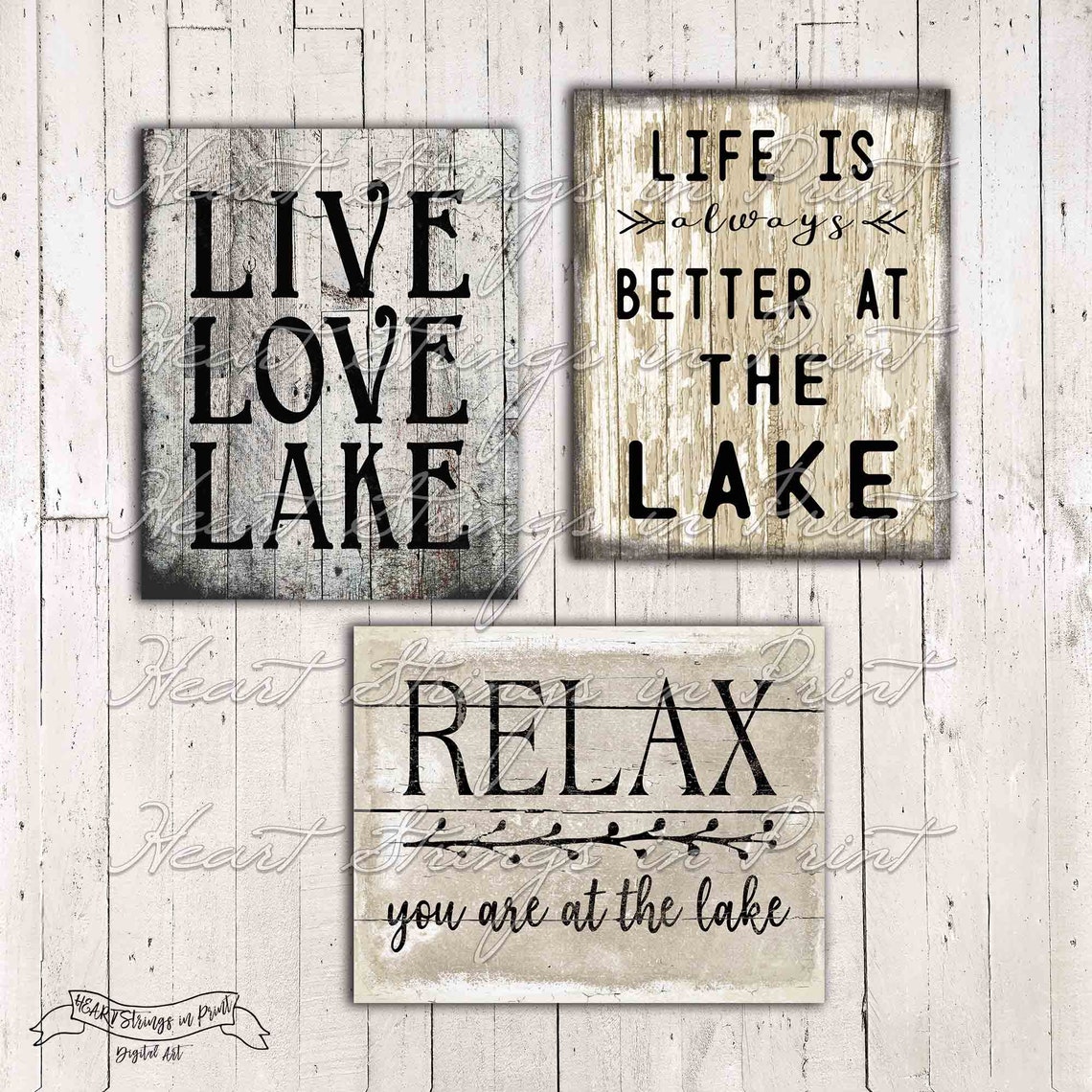 Summertime at the Lake Printable 4x5 Image Collage Sheet - Etsy