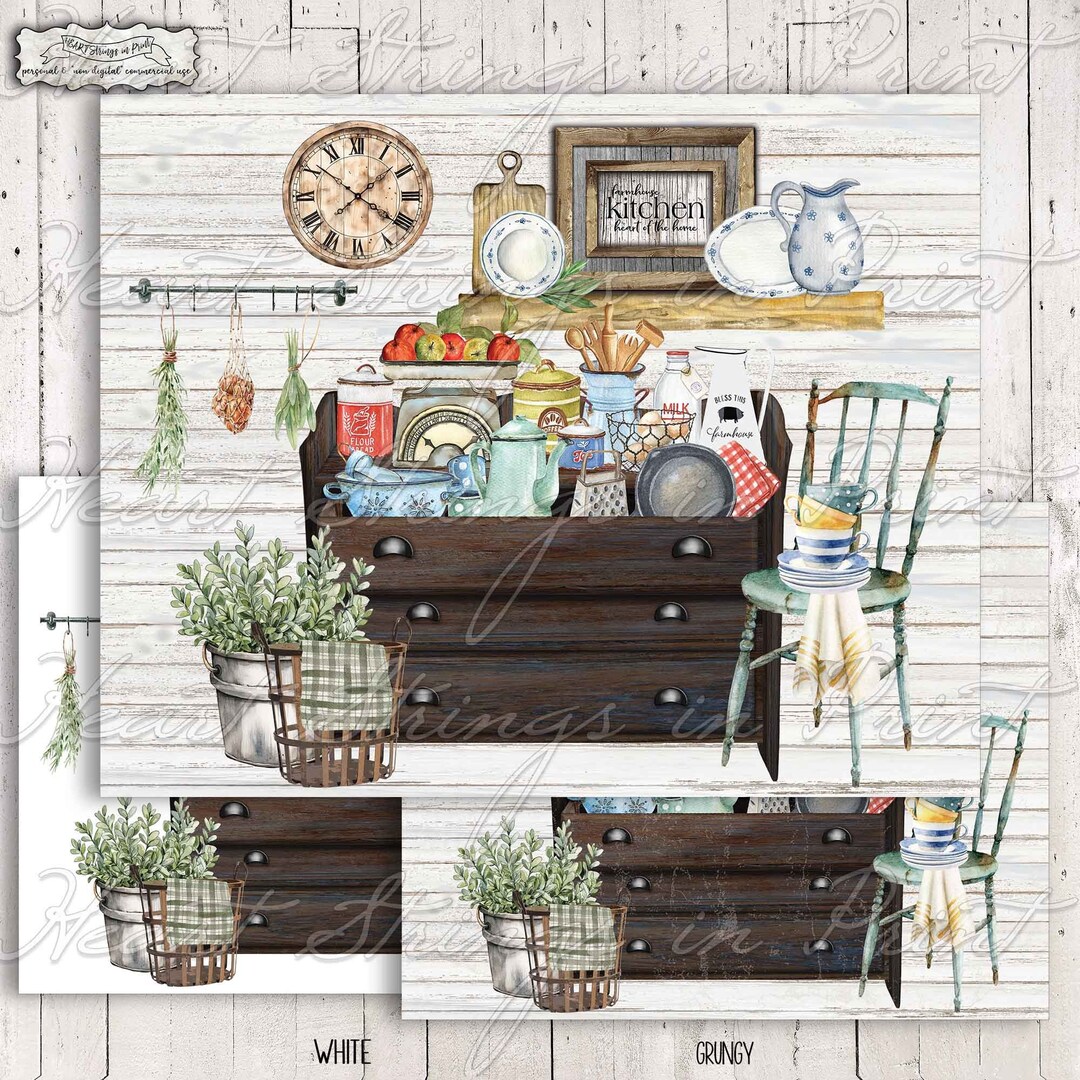 Farmhouse Kitchen-heart of the Home, Digital Print, 8x10 Art Sign, PNG ...