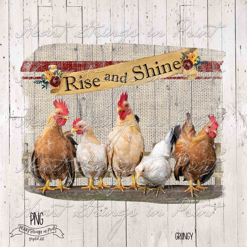 Rise and Shine Printable 8x10 Farmhouse Sign Primitive - Etsy