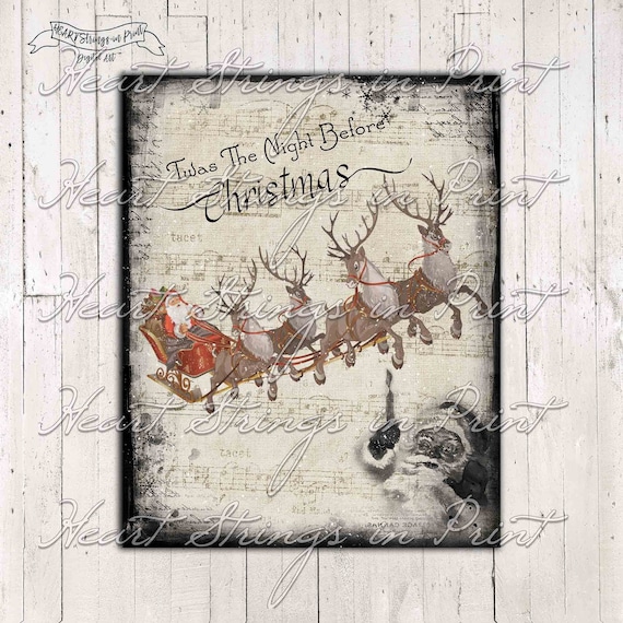 Printable Twas The Night Before 🎄 FREE Twas The Night Before