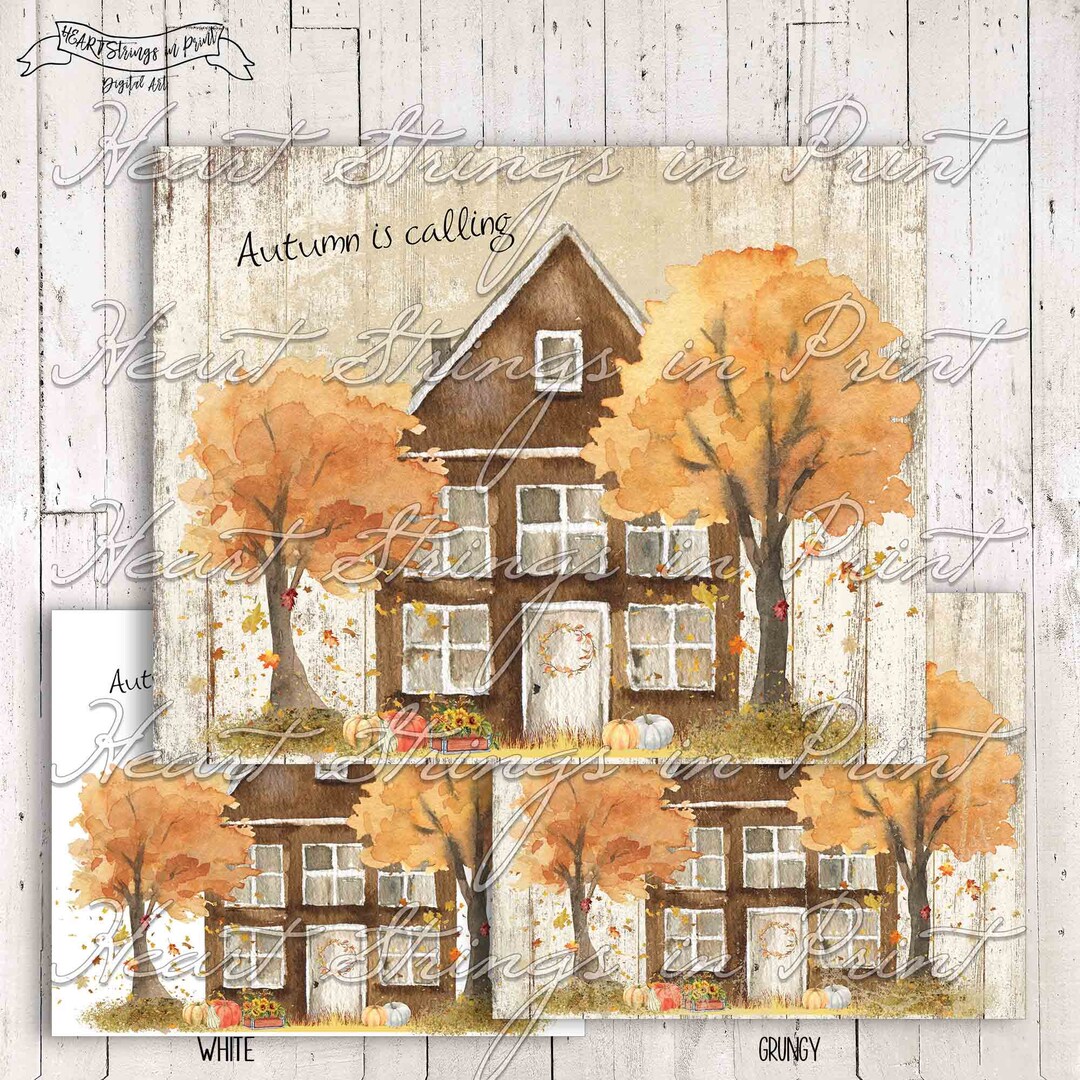 Autumn is Calling Printable, 8x10 Primitive Sign, Farmhouse Print ...