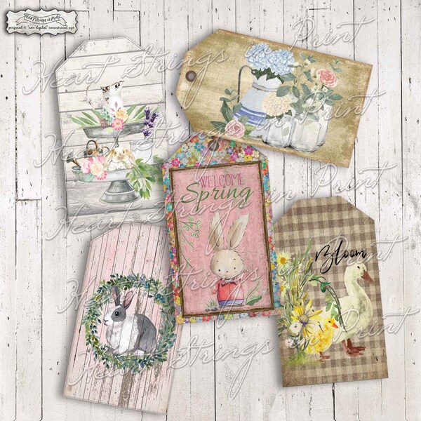 Primitive Tags - Etsy