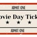 Movie Day Printable for Teachers - Etsy