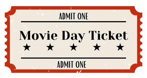 Movie Day Printable for Teachers - Etsy