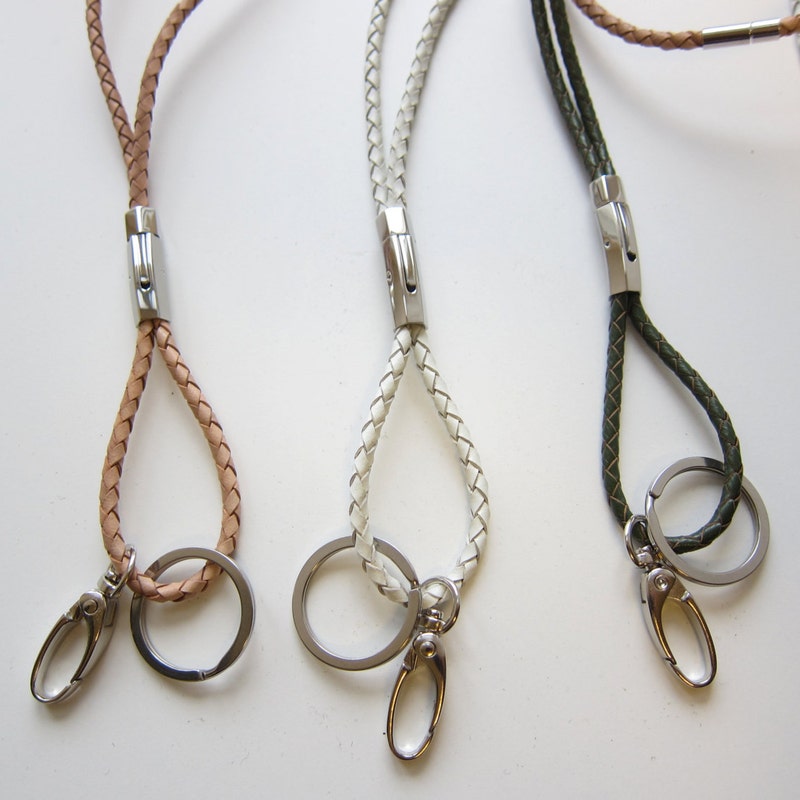 Leather Lanyard - Etsy