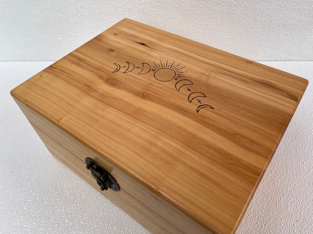 Keepsake Art Box, Wood Burned Artwork - Etsy