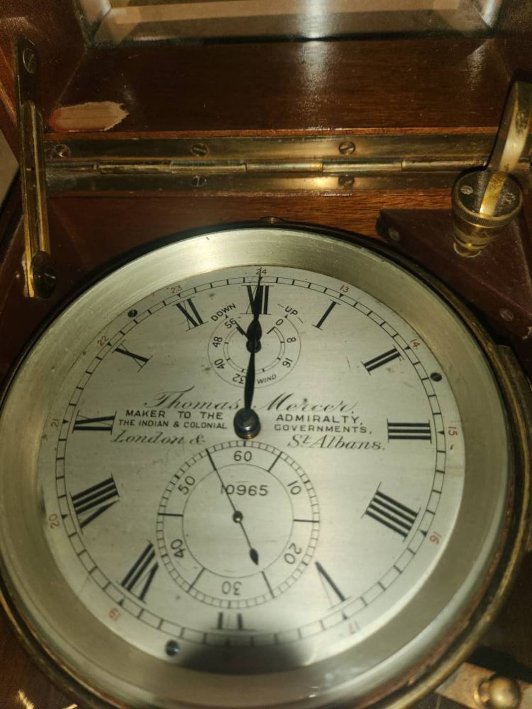 Thomas Mercer Ship CLOCK London St, Albans Original - Etsy