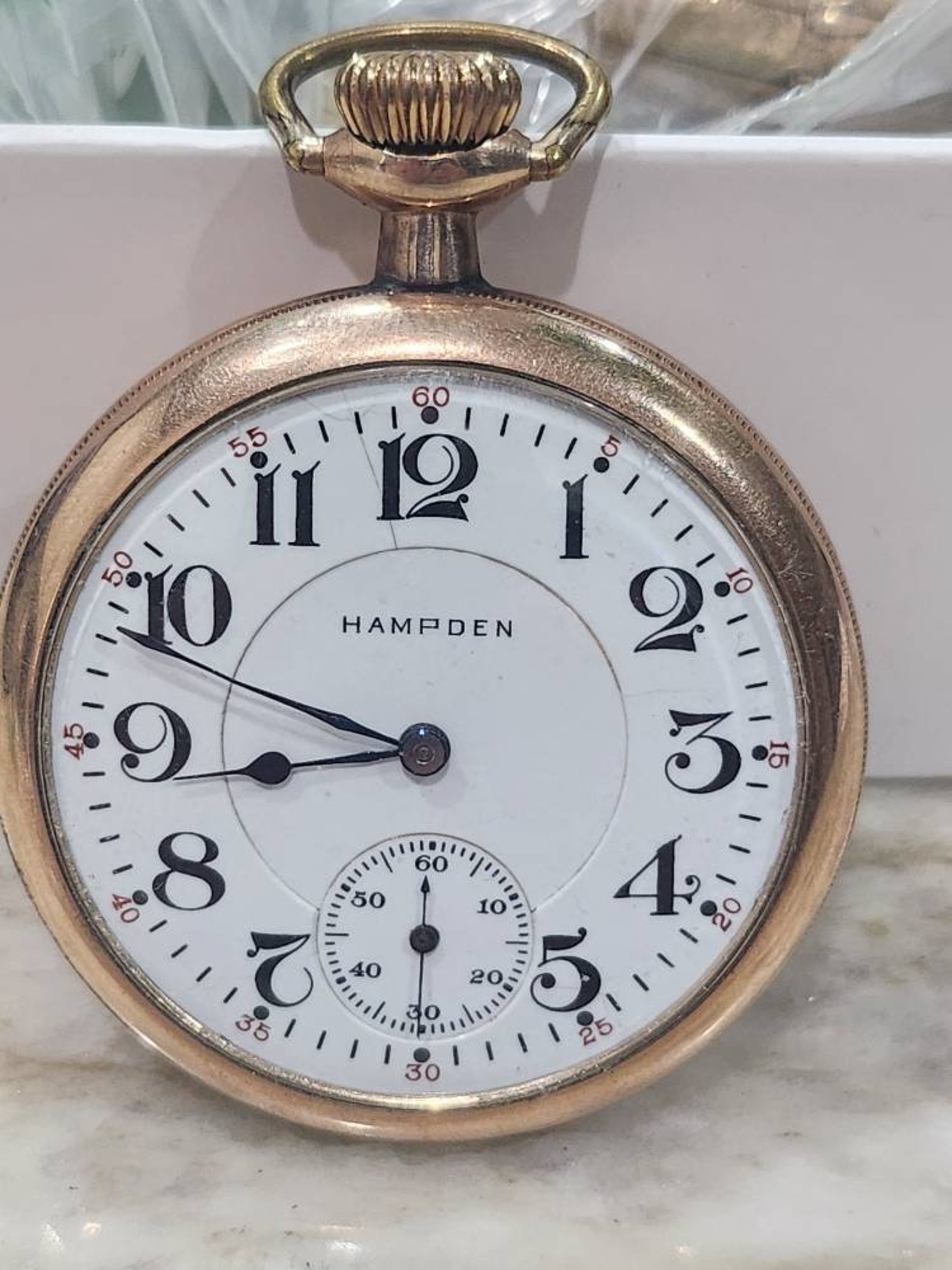 Antique Hampden Pocket Watch 108 Model 5 1915 16s 17j - Etsy
