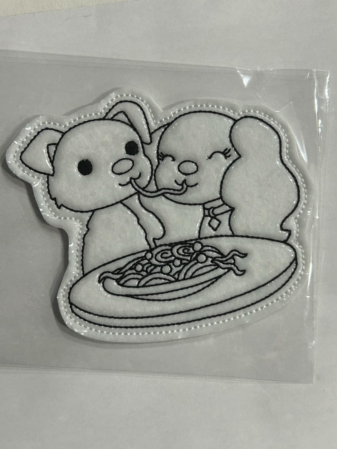 Lady and the Tramp Coloring Doll - Etsy