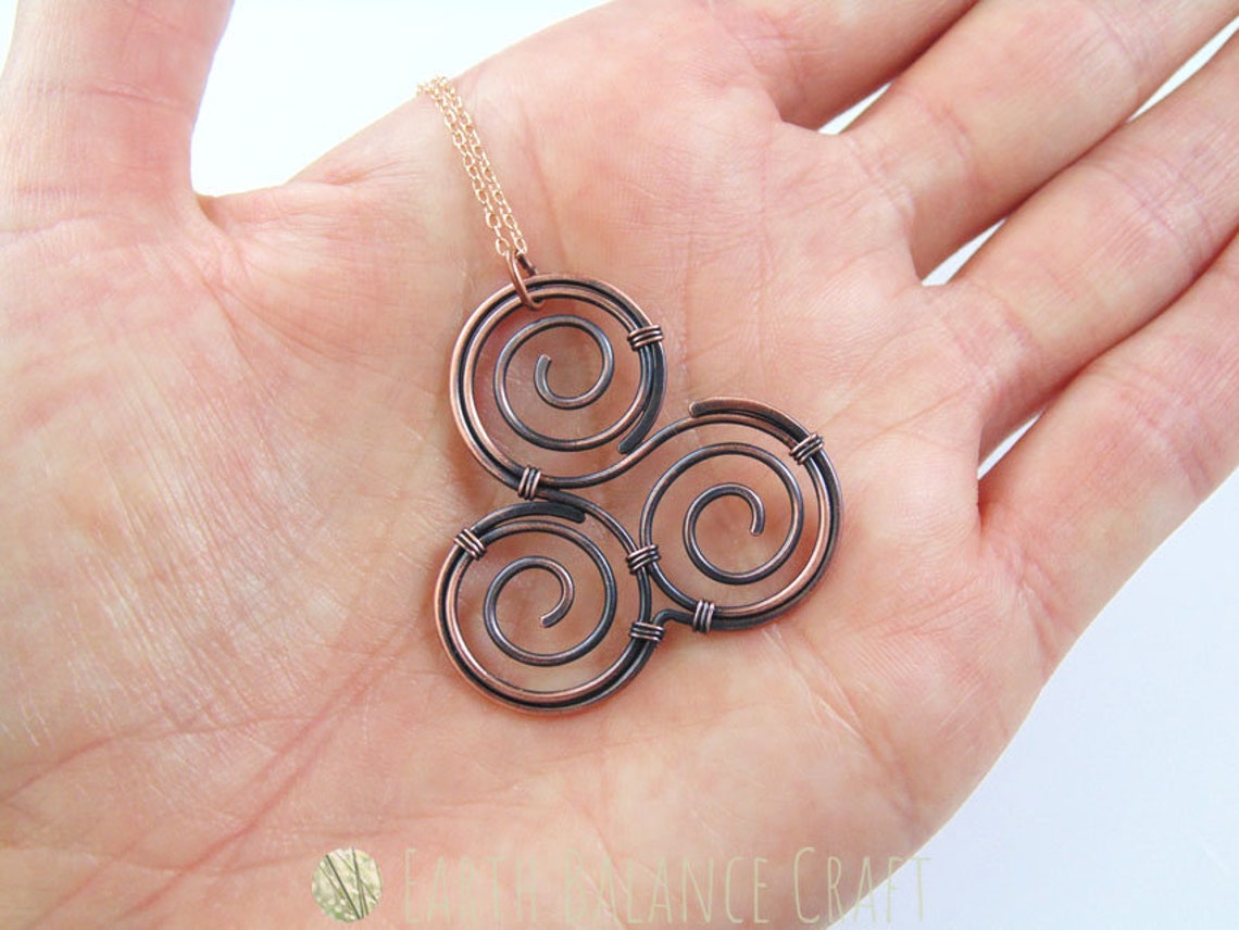 Triskele Pendant Newgrange Stone Spirals Celtic Jewelry - Etsy