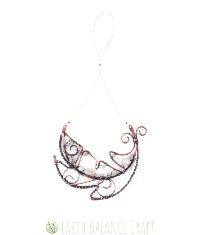 Feather Suncatcher Kit No Tools Copper Wire Work Project - Etsy