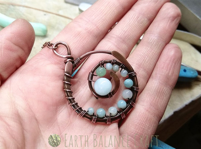 Wire Jewelry Tutorial Beginner Project Make a Pendant | Etsy