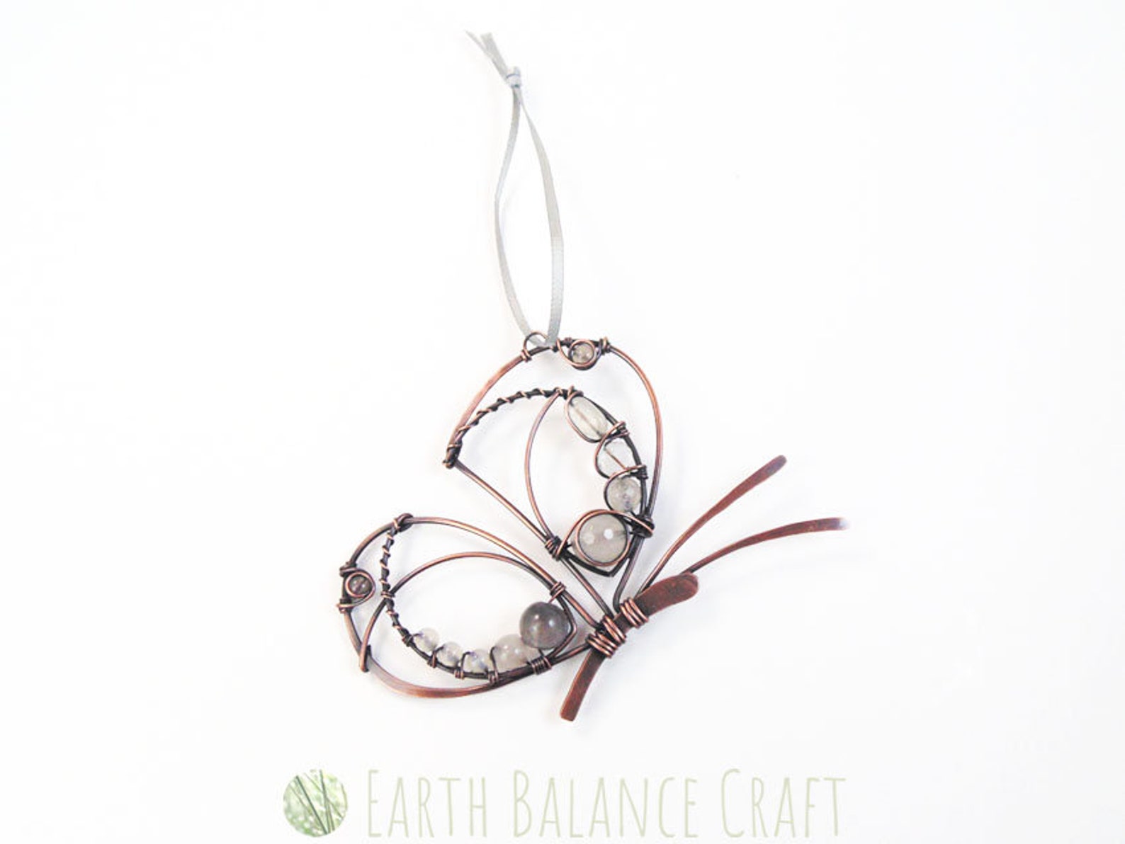 Butterfly Kit WITH TOOLS, Make Your Own, Wire Butterfly, White Gemstone ...