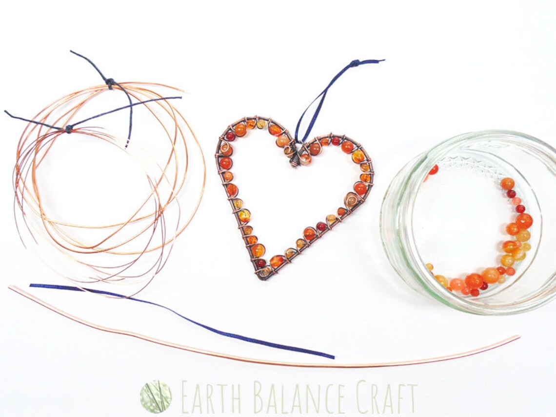 Wire Heart Tutorial, Easy Craft Project, Downloadable PDF, Learn to ...
