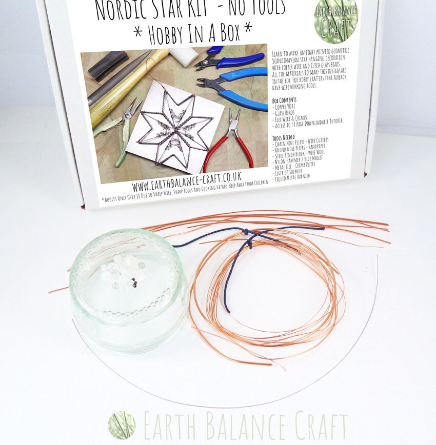 Star Kit No Tools Nordic Star Make at Home DIY Craft | Etsy