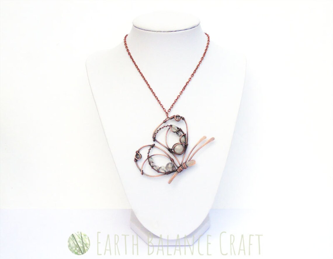 Wire Butterfly Tutorial Learn Wire Work Butterfly Jewelry | Etsy