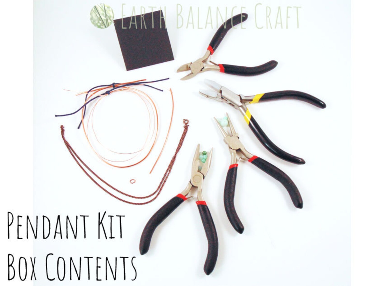 Wire Pendant Kit WITH TOOLS Beginner Jewellery Making | Etsy