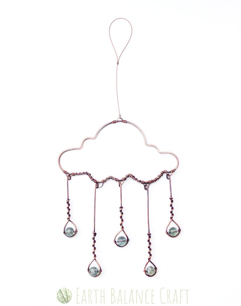 Rain Cloud Tutorial Learn Wire Art Craft Lesson PDF Rain | Etsy