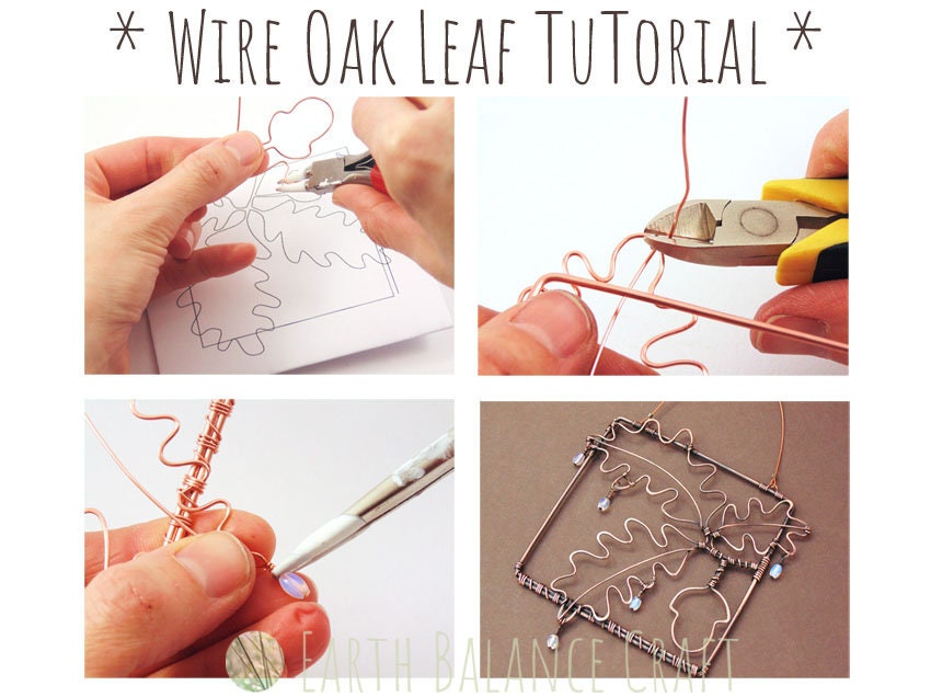 Craft Tutorial, Oak Leaves, Home Decor Tutorial, PDF Instructions ...