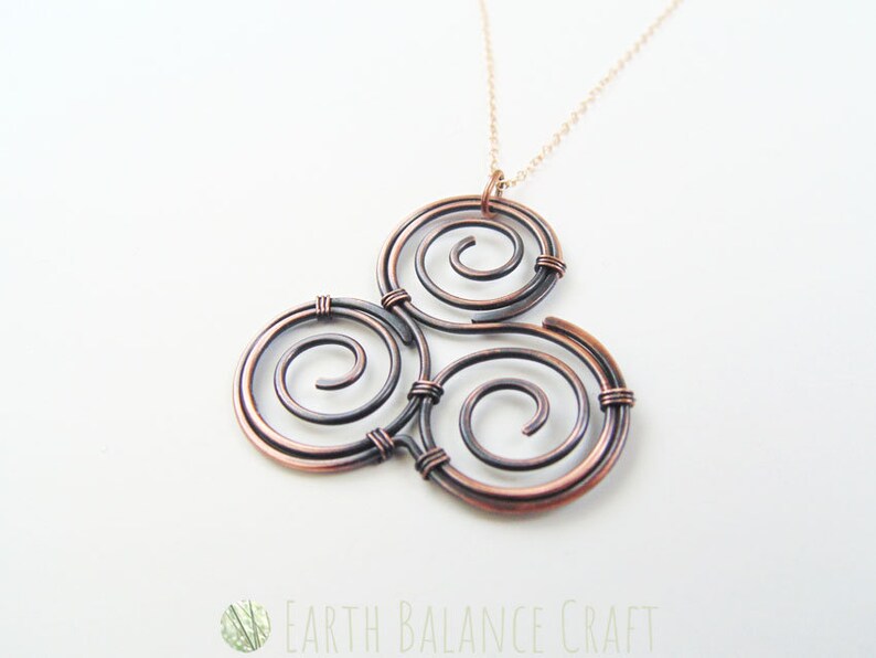 Triskele Pendant Newgrange Stone Spirals Celtic Jewelry - Etsy