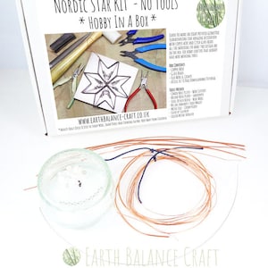 Star Kit No Tools, Nordic Star, Make at Home, DIY Craft Project, Scandi ...