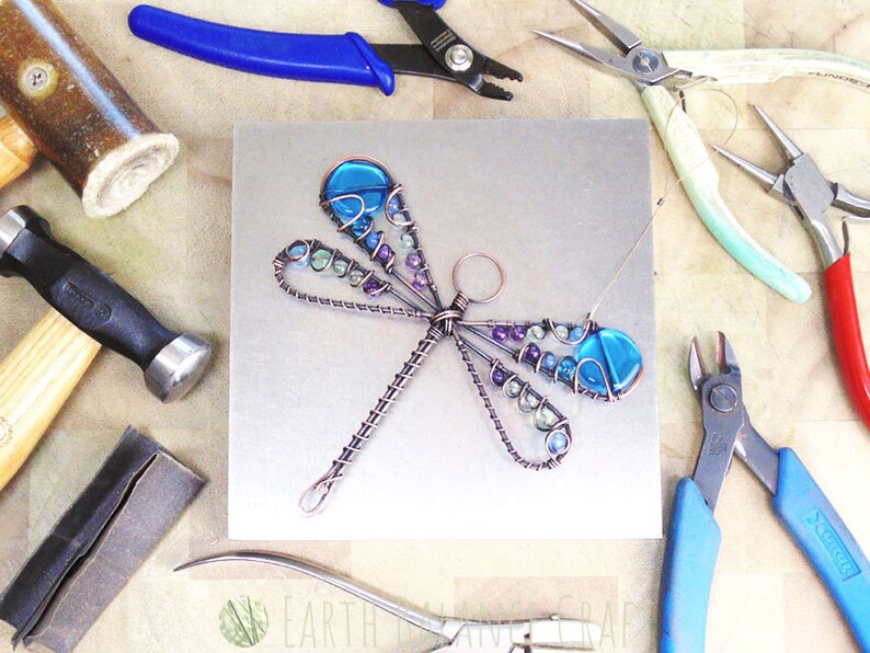 Dragonfly Kit WITH TOOLS, Suncatcher Kits, Make a Dragonfly, Hobby ...