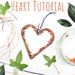 Wire Heart Tutorial Easy Craft Project Downloadable PDF - Etsy