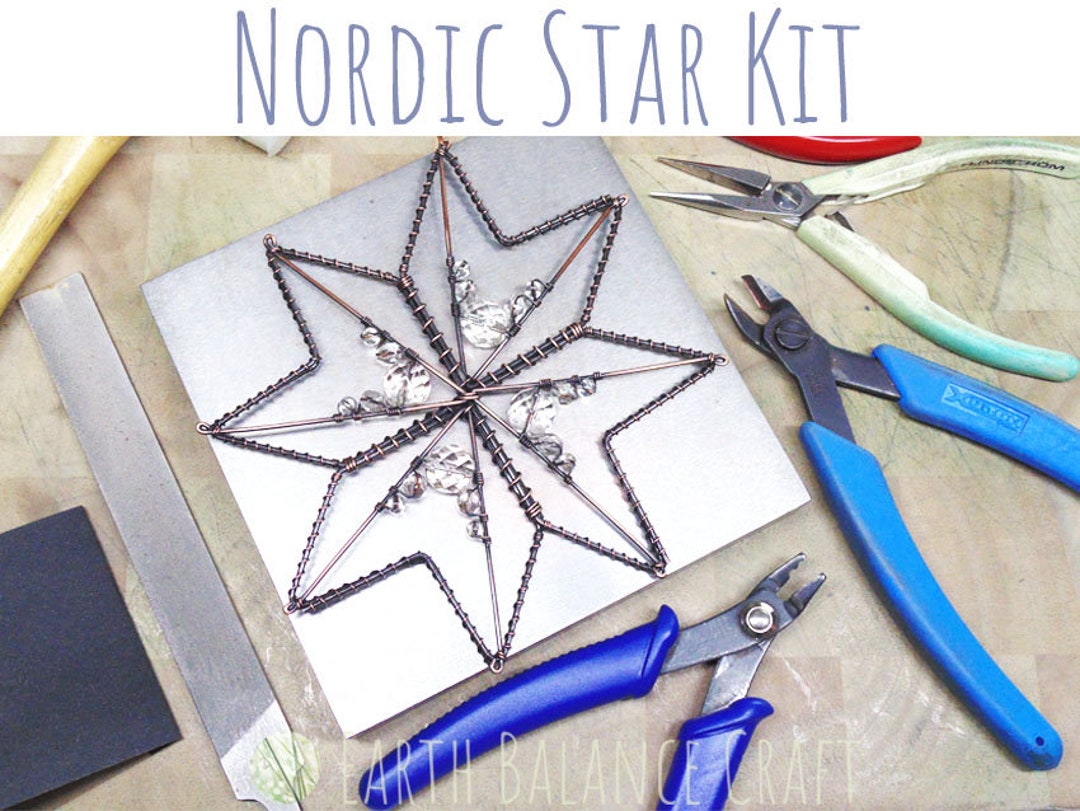 Star Kit WITH TOOLS, Christmas Gift, Scandi Craft Kit, Make Your Own ...