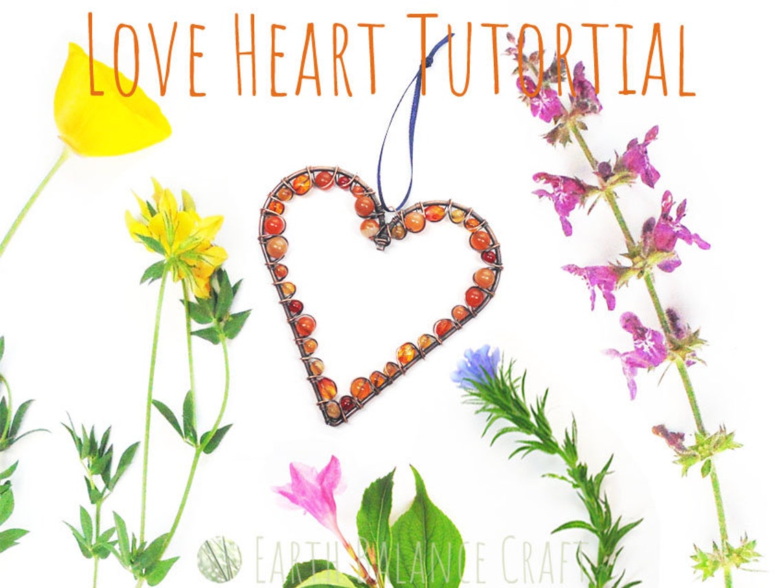 Wire Heart Tutorial Easy Craft Project Downloadable PDF - Etsy