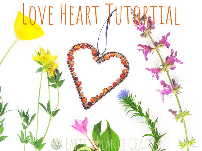 Wire Heart Tutorial Easy Craft Project Downloadable PDF - Etsy
