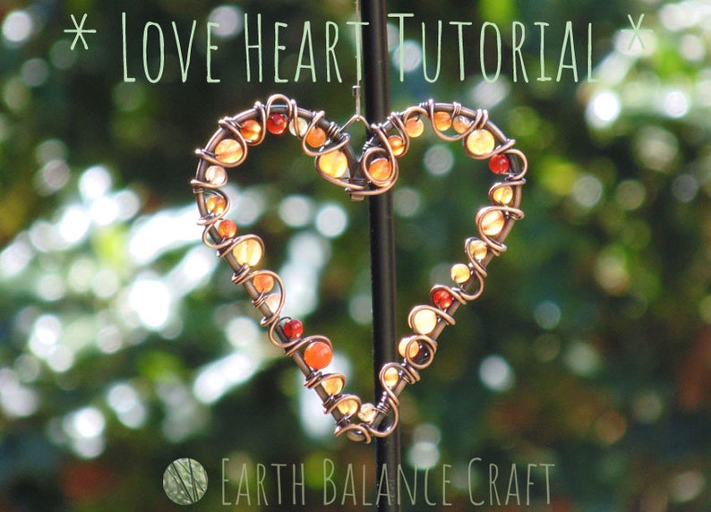 Wire Heart Tutorial Easy Craft Project Downloadable PDF - Etsy