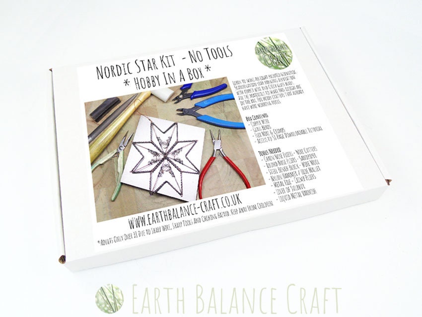 Star Kit No Tools, Nordic Star, Make at Home, DIY Craft Project, Scandi ...