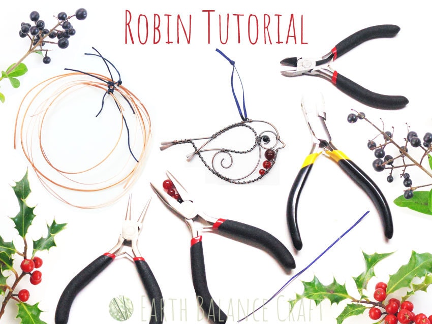 Bird Tutorial, Make a Red Robin, PDF Download, Wire Craft Tutorials ...