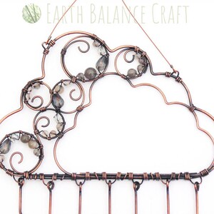 Cloud Suncatcher, Rain Cloud Window Art, Weather Gifts, Wire Cloud ...