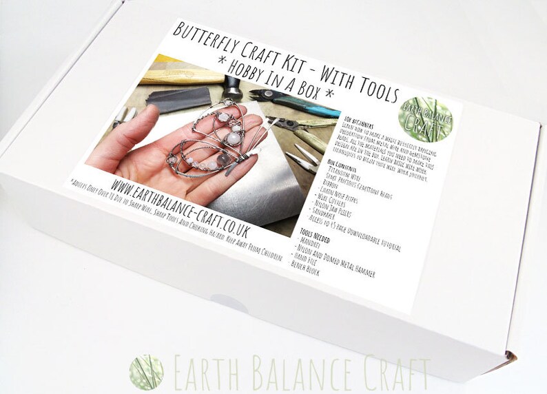 Butterfly Kit WITH TOOLS Make Your Own Wire Butterfly White | Etsy