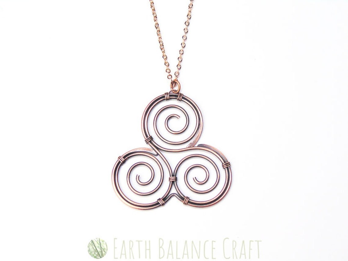 Triskele Pendant Newgrange Stone Spirals Celtic Jewelry - Etsy