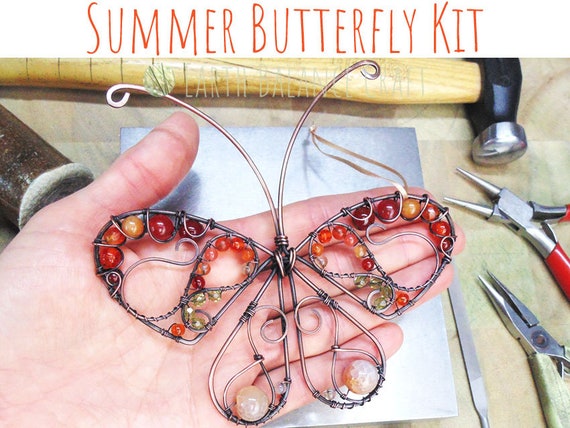 Butterfly Craft Kit Wire Work Kits Butterfly Gifts Make a - Etsy