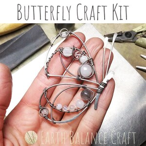 Butterfly Kit WITH TOOLS Make Your Own Wire Butterfly White | Etsy