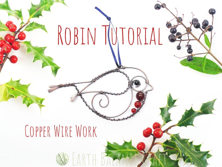 Bird Tutorial, Make a Red Robin, PDF Download, Wire Craft Tutorials ...