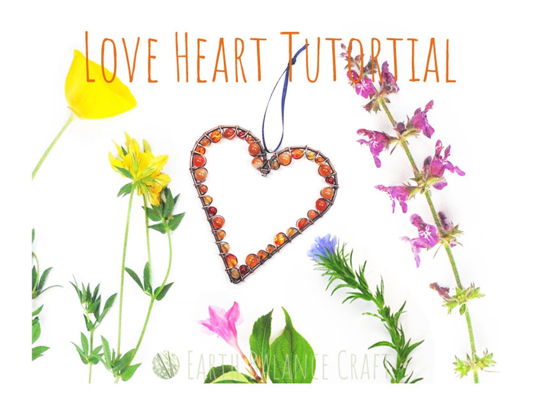 Wire Heart Tutorial, Easy Craft Project, Downloadable PDF, Learn to ...