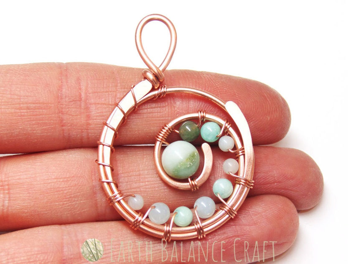 Wire Jewelry Tutorial Beginner Project Make a Pendant | Etsy