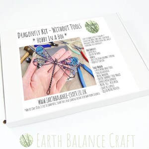 Dragonfly Kit NO TOOLS, Suncatcher Kits, Wire Work Supplies, Homemade ...