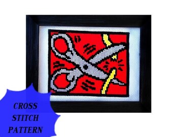 Keith Haring Cross Stitch - Etsy