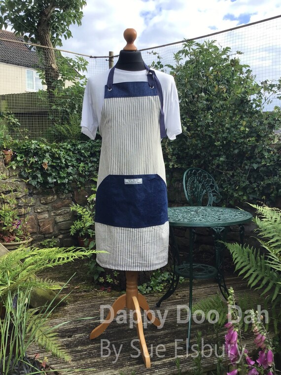 Men's BBQ Apron Traditional English Butcher's Apron | Etsy