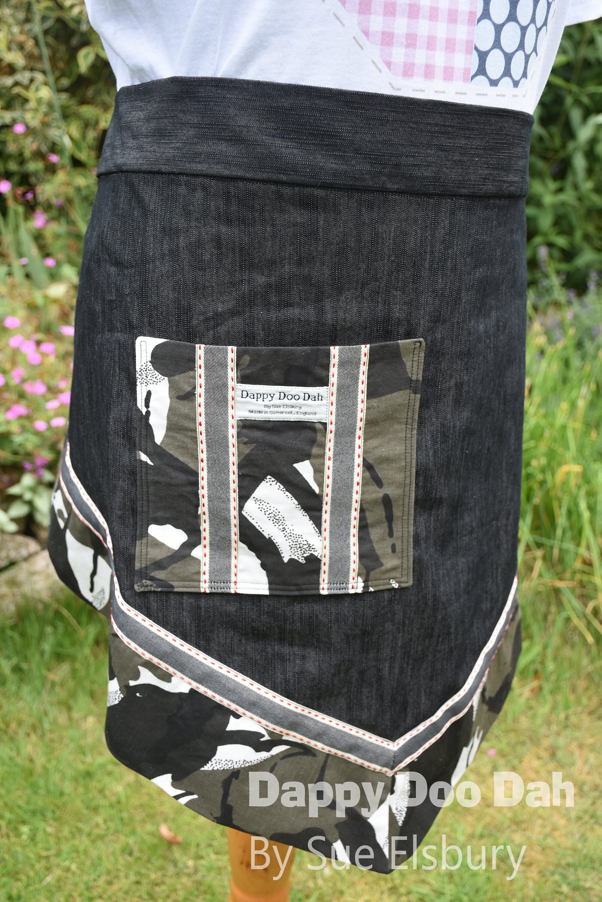 Black Camo Half Apron, Tough Girl Apron, Tough Guy Apron, Grrrl Power ...